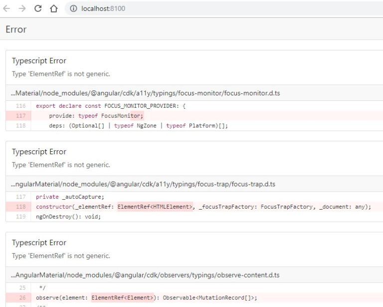 Integrate Angular Material in Ionic 3