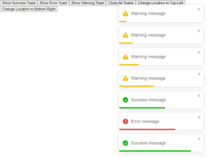 Adding action buttons to toasts in React with React Toastify